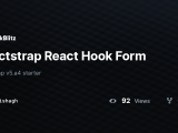 Reactstrap React Hook Form Stackblitz