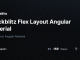 Stackblitz Flex Layout Angular Material Stackblitz