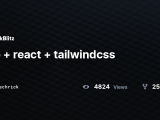 Vite React Tailwindcss Stackblitz