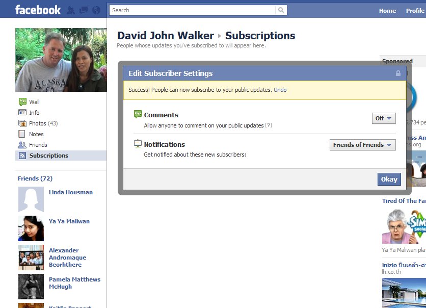 Facebook introduces Subscriptions