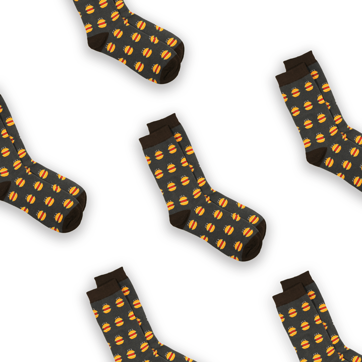 Burger Socks - Free Delivery - Fun & Funky Socks - Design in Australia