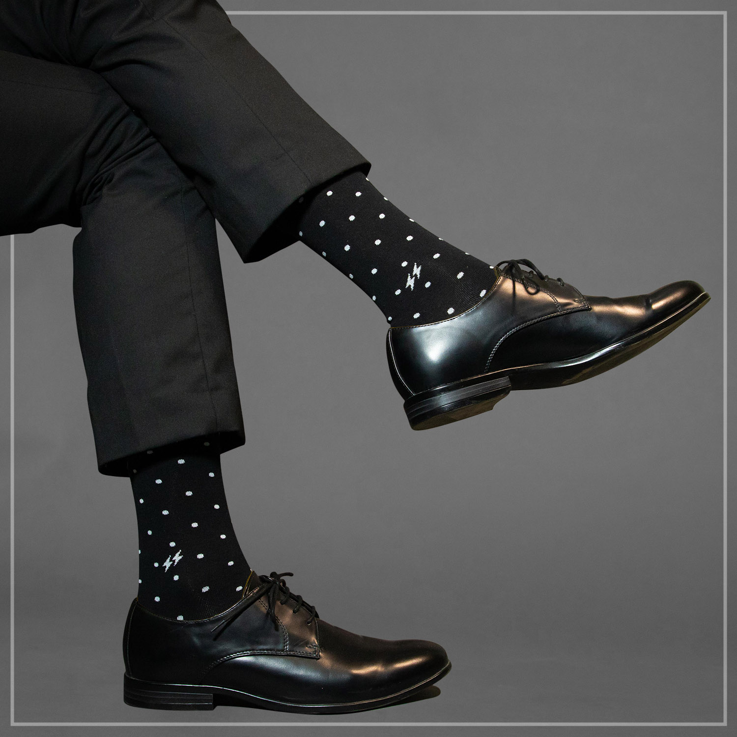 Classic Black Edition - Buy online Designer formal socks at Sockstellar