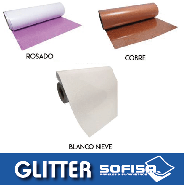 Vinil Termico Sofisa - GLITTER - Rollo 20" - Sofisa