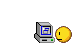 Computer Toss Icon GIF