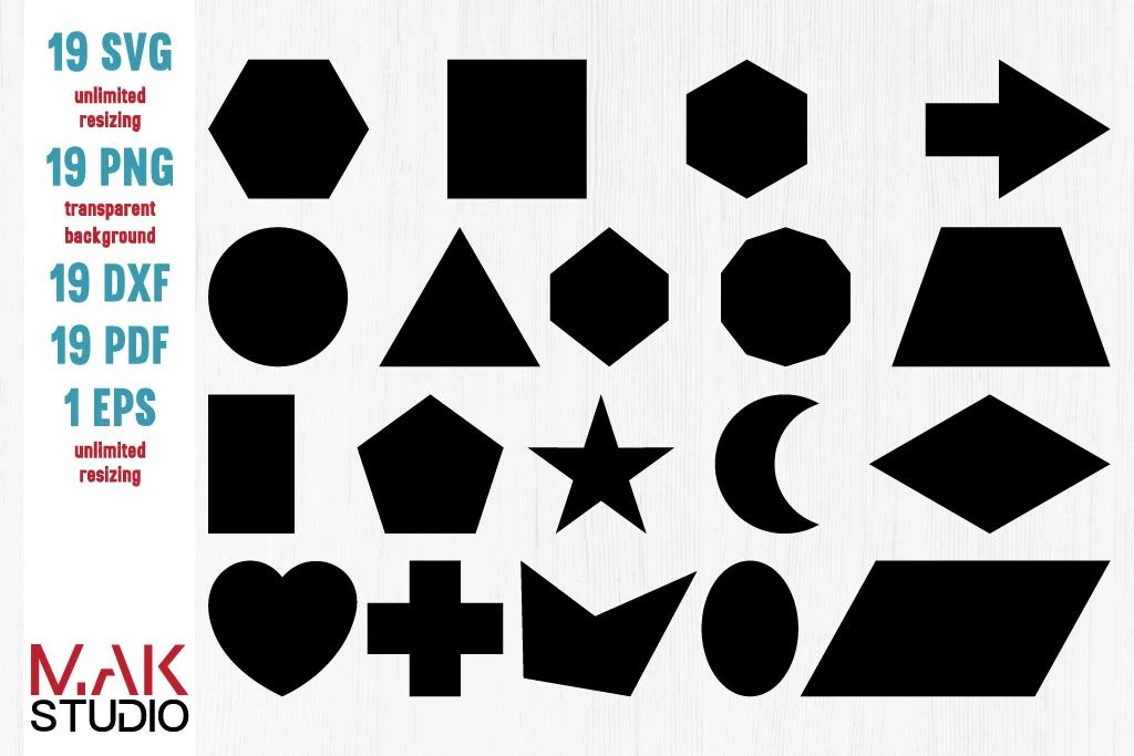 Basic Shape Bundle Svg Basic Shape Svg Bundle Basic Shape Svg Files