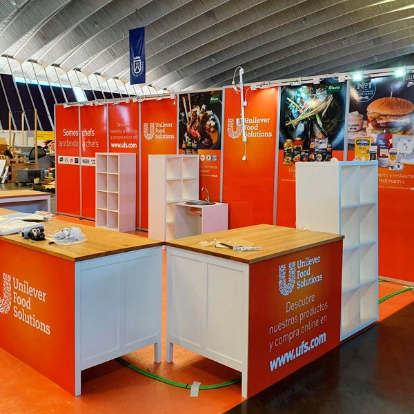 Stand promocional para eventos