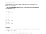 Basic Python Revision Notes A Quick Refresher For Python Programmers