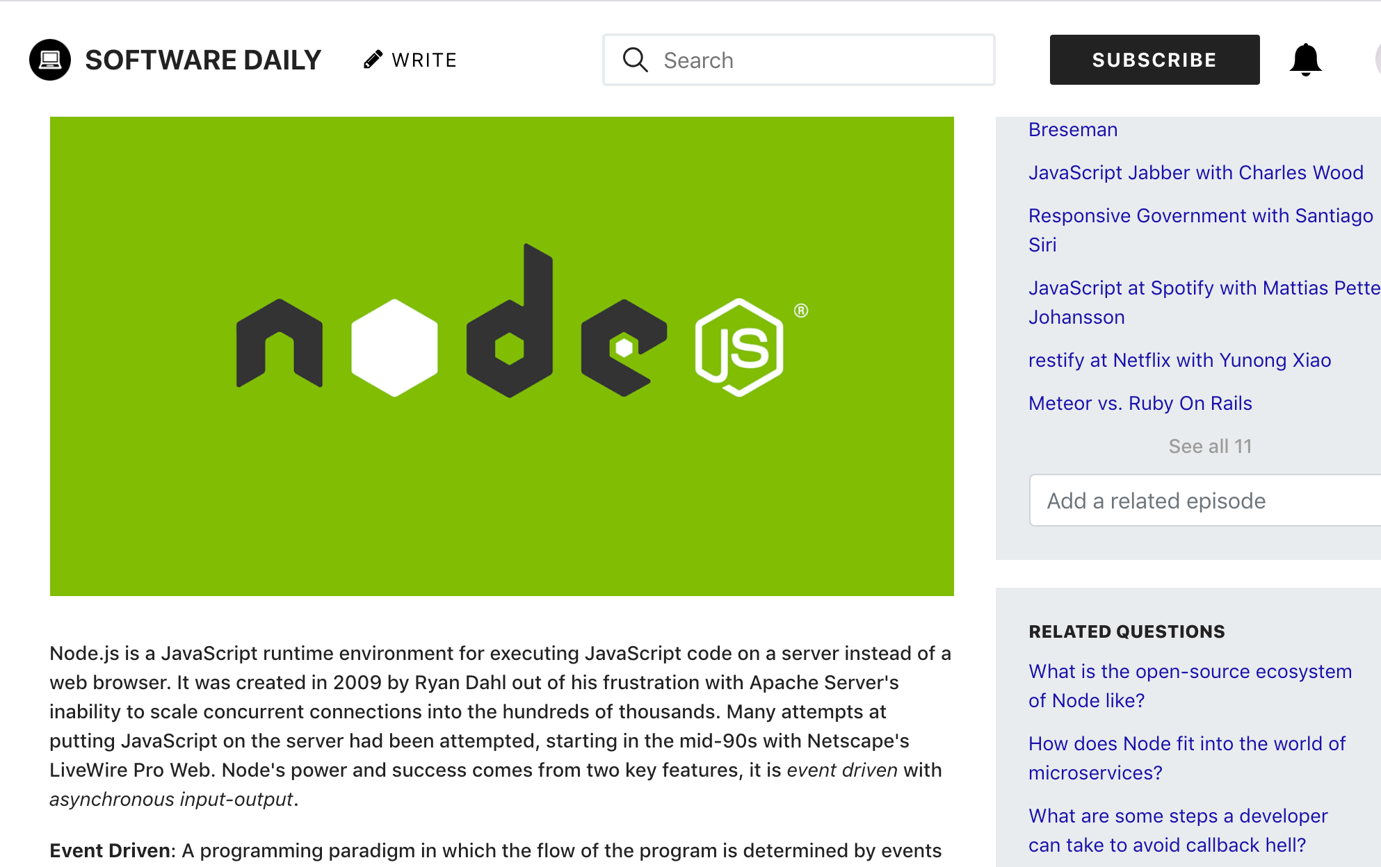 Software Daily - Software Engineering Daily