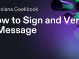 How To Sign And Verify A Message Solana