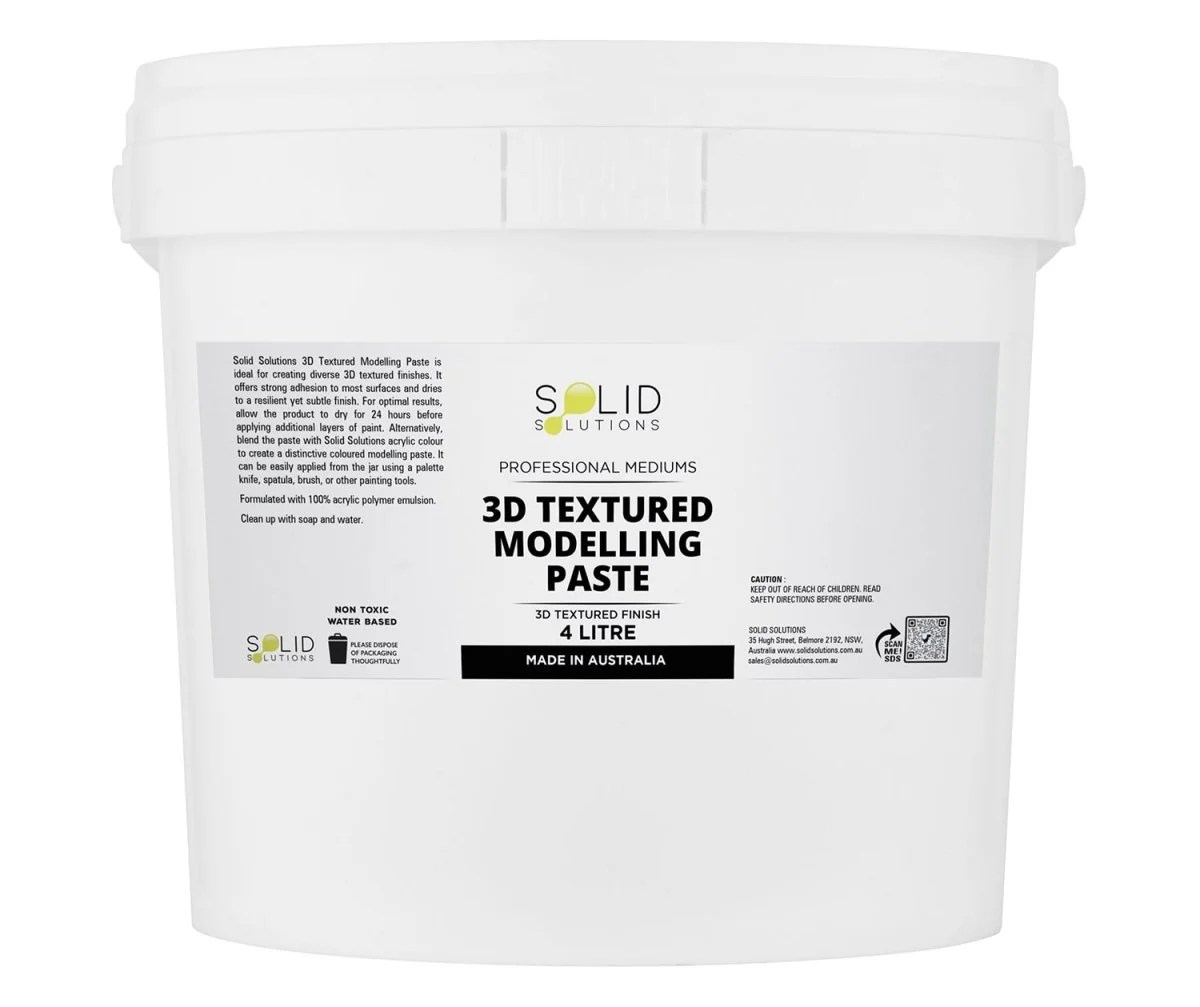 3d Textured Modelling Paste 4 Litre Solid Solutions