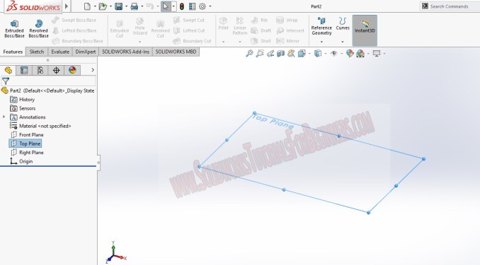 How to Use SolidWorks Engrave Text on Part File Tutorial