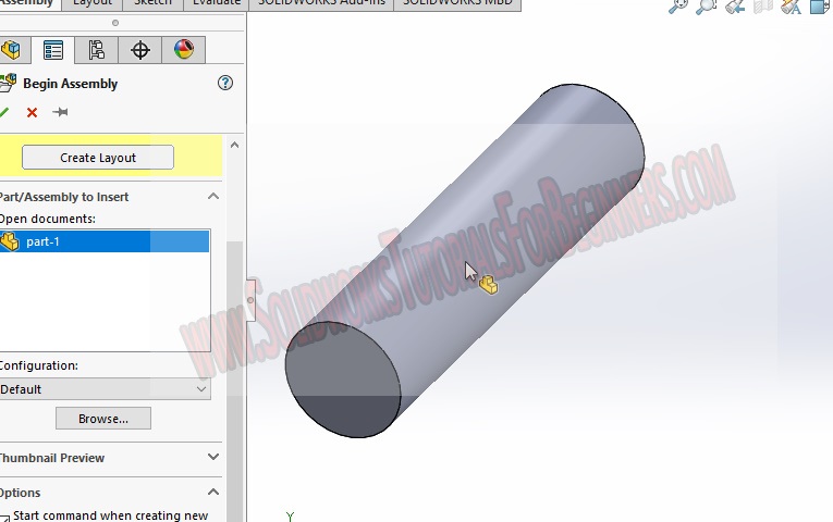 How to Insert Component in SolidWorks Assembly?