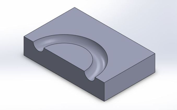 How to Use SolidWorks Swept Cut Feature Tool Tutorial for Beginners