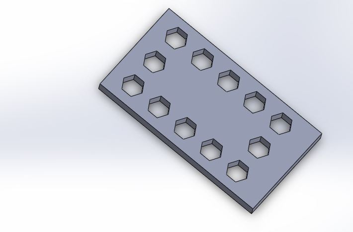 How To Use Solidworks Linear Pattern Features Tool Tutorials