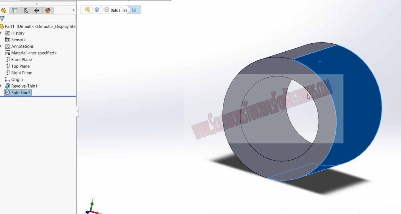 How To Use Solidworks Curves Split Lines Tutorials For Beginners 2801