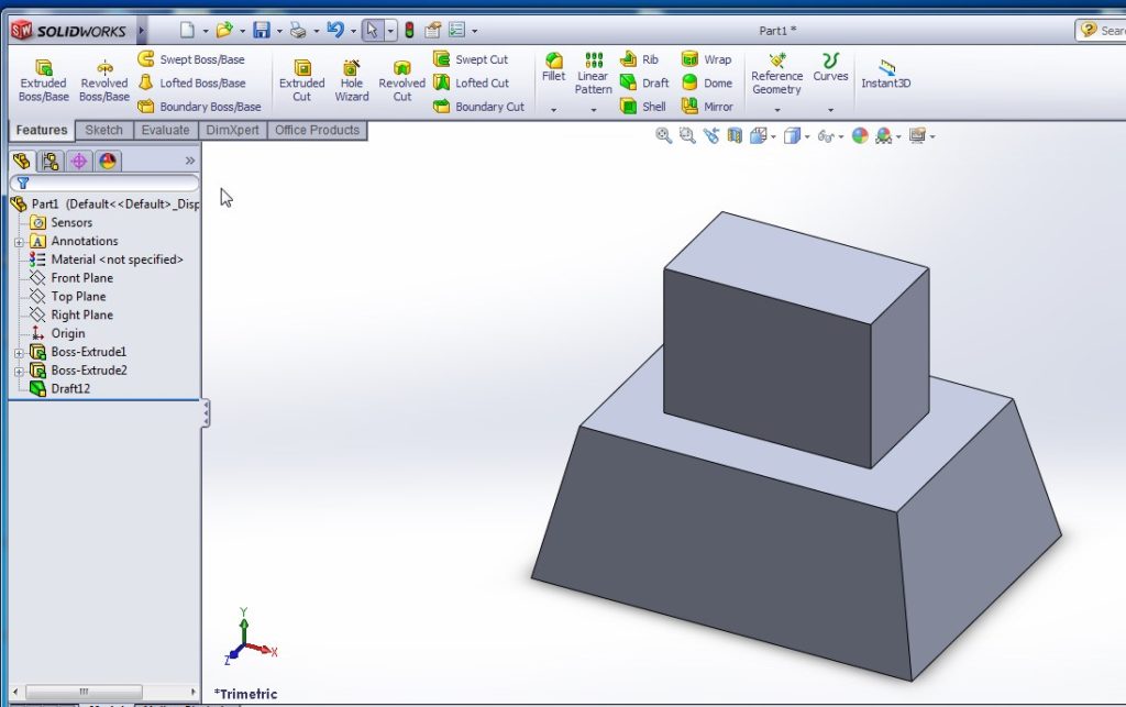 How to Use SolidWorks Swept Cut Feature Tool Tutorial for Beginners
