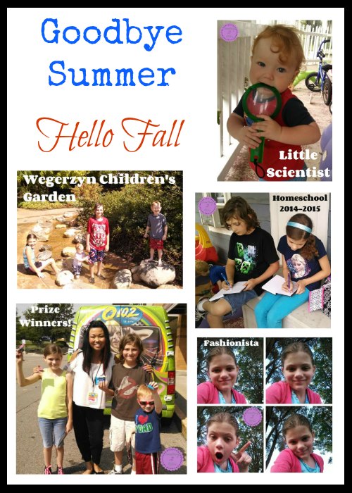 Say Goodbye Summer and Hello Fall