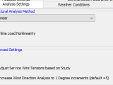Analysis Settings