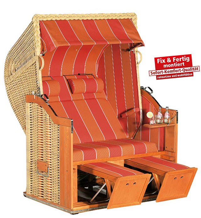 ᐅ Strandkorb Modell "Classic": Ostsseform, Halblieger- oder Liegemodell