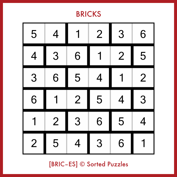 Bricks [BRIC-2-002P] - Sorted Puzzles