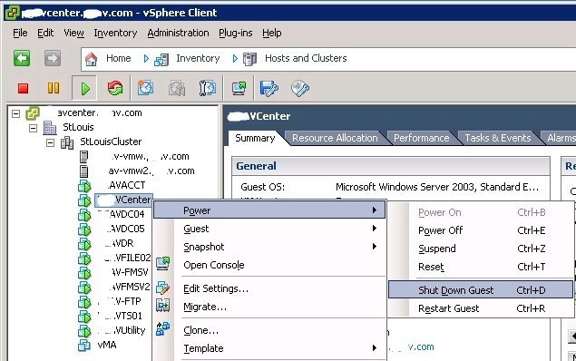Migrate vCenter VM | SOSTechBlog.com