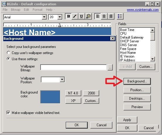 BGinfo for RDP sessions | SOSTechBlog.com
