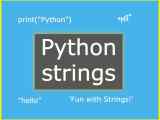 Strings In Python Introduction Of Strings In Python Strings Are Lists
