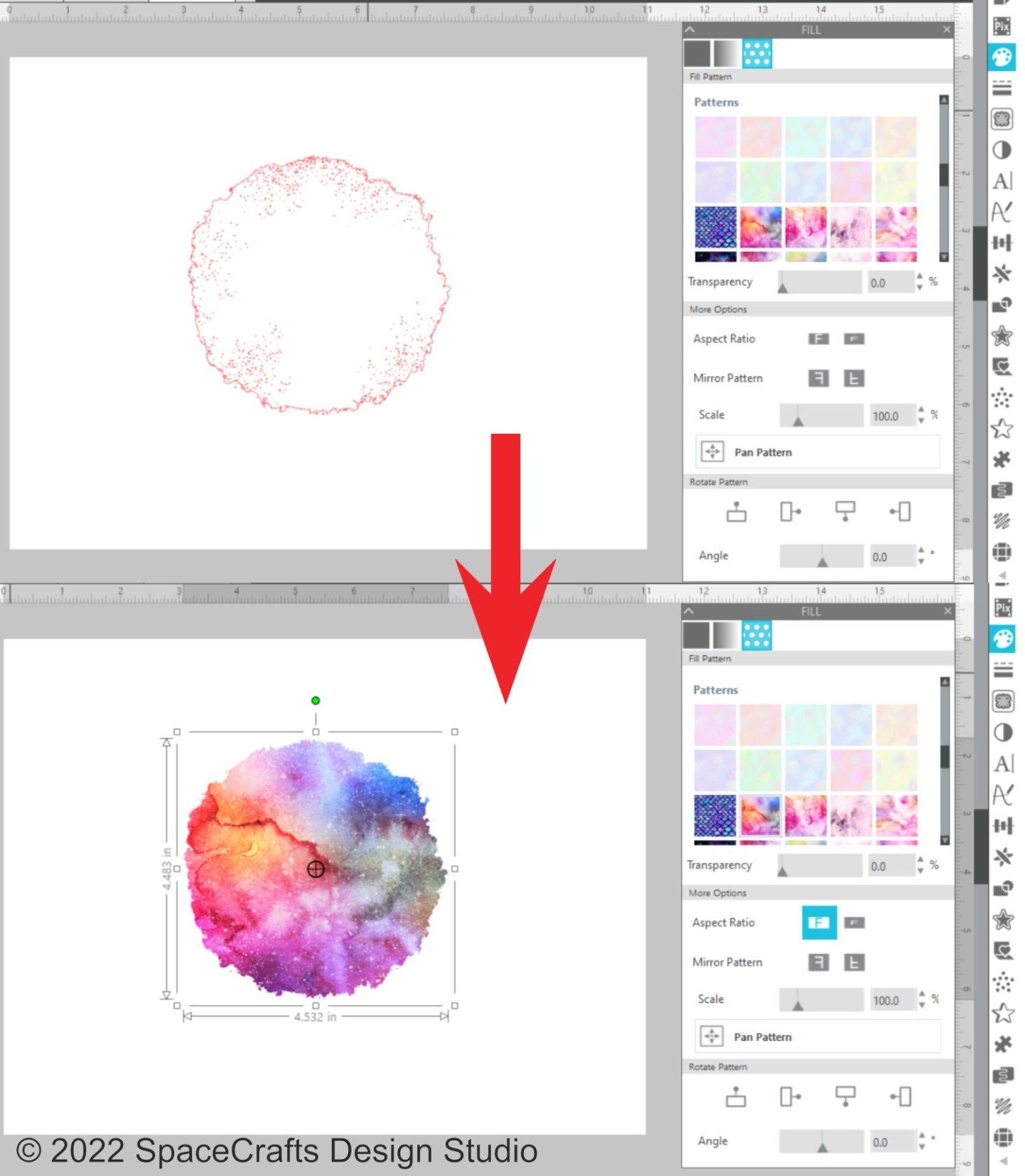 How to Add Your Own Fill Patterns in Silhouette Studio - SpaceCrafts ...