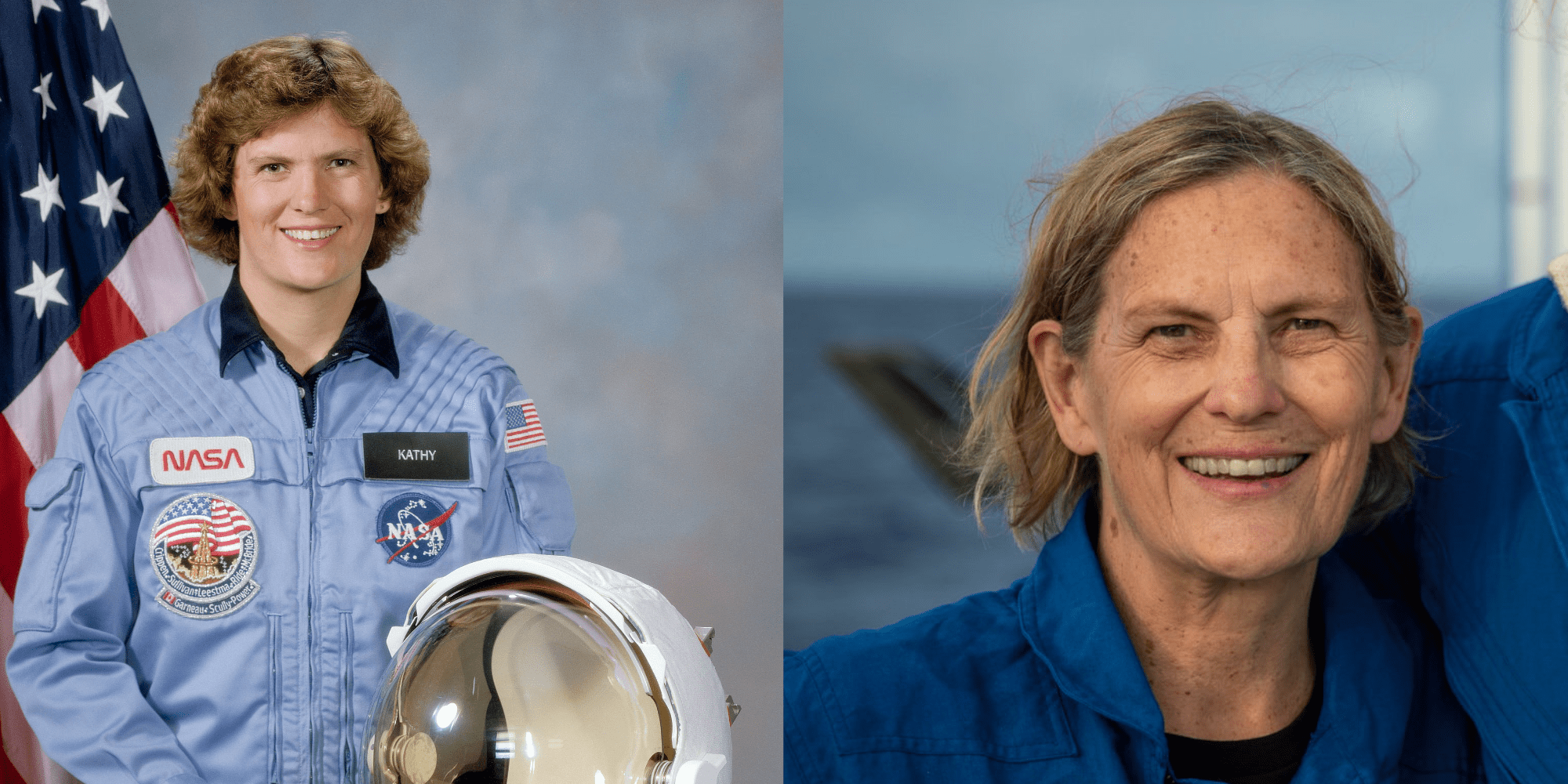 First American woman astronaut to walk in space dives to lowest point ...