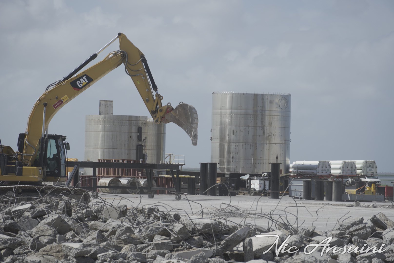 SpaceX begins building new high-bay in Starbase - Space Explored