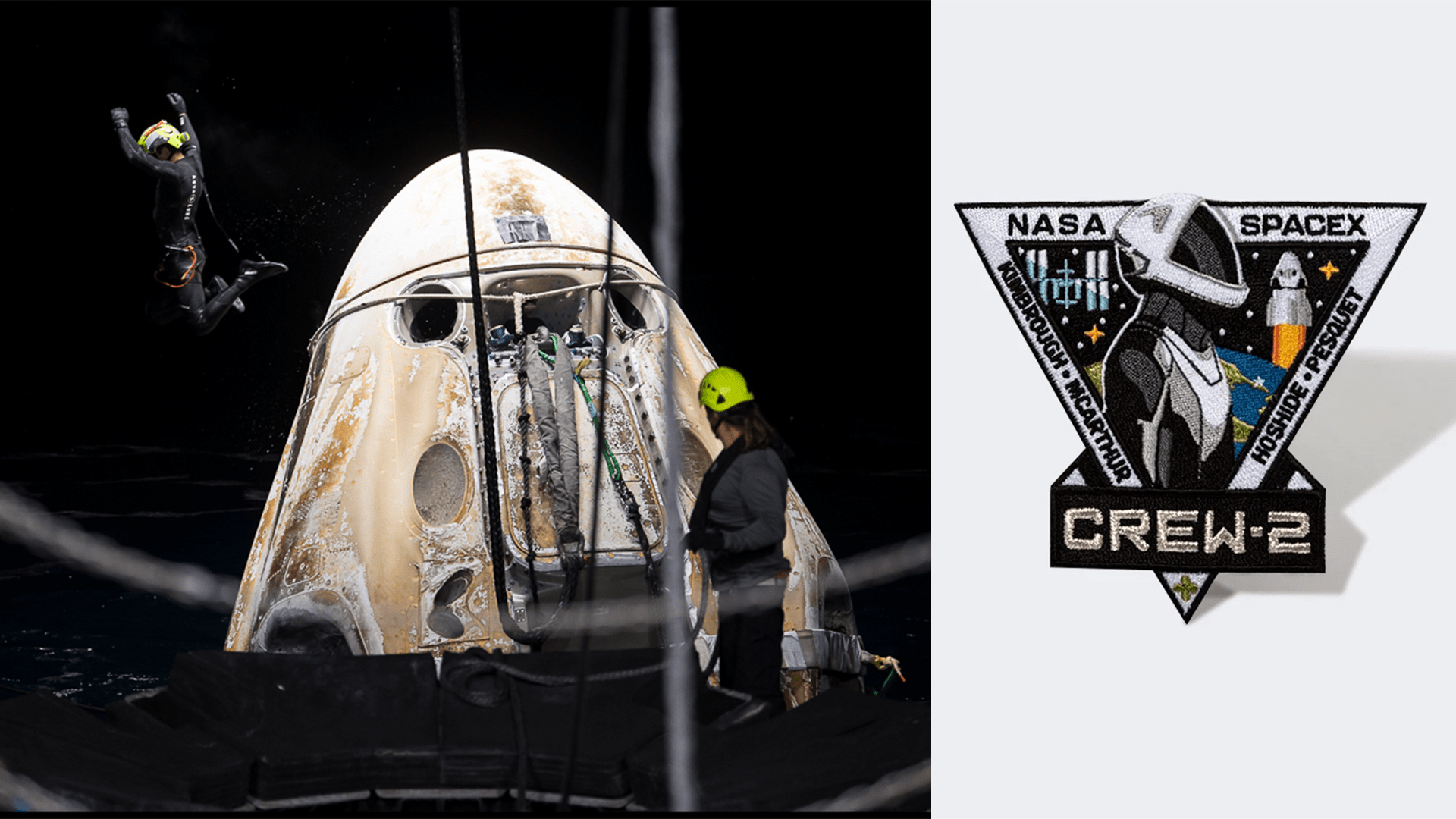 SpaceX Crew-2 mission patch now available on company shop post splashdown