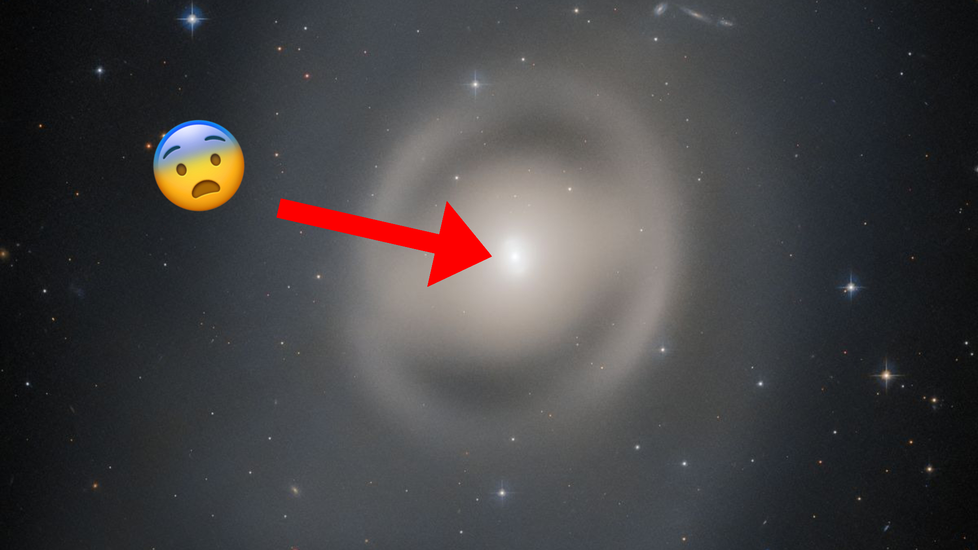 Hubble space telescope captures strange image of 'ghostly' galaxy