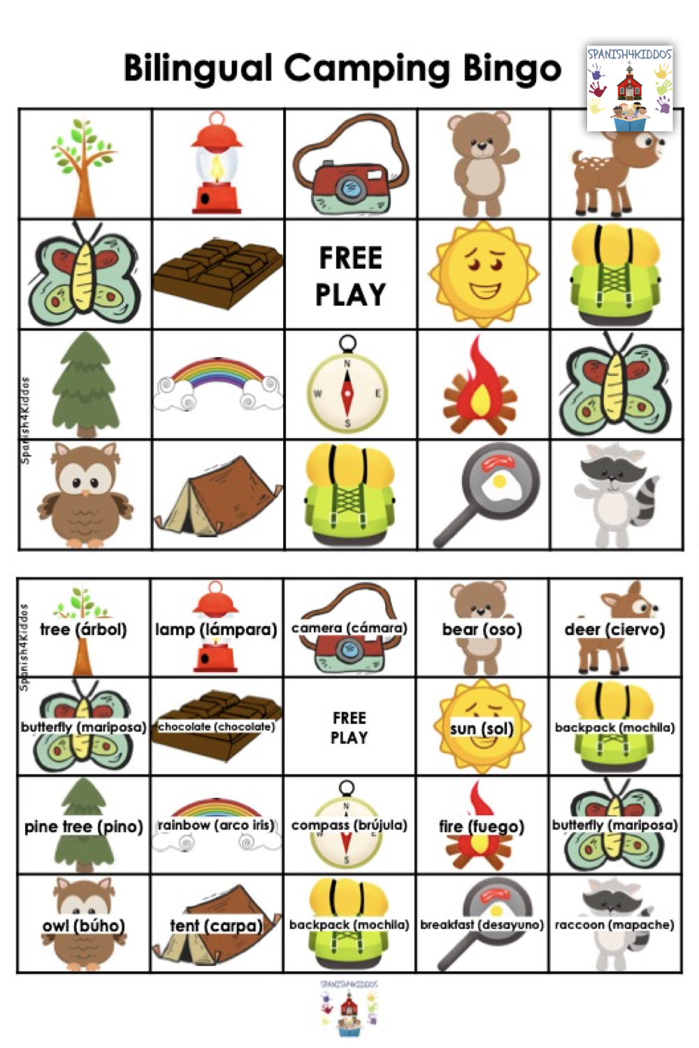 Spanish Summer Learning Activities for Kids • Spanish4Kiddos
