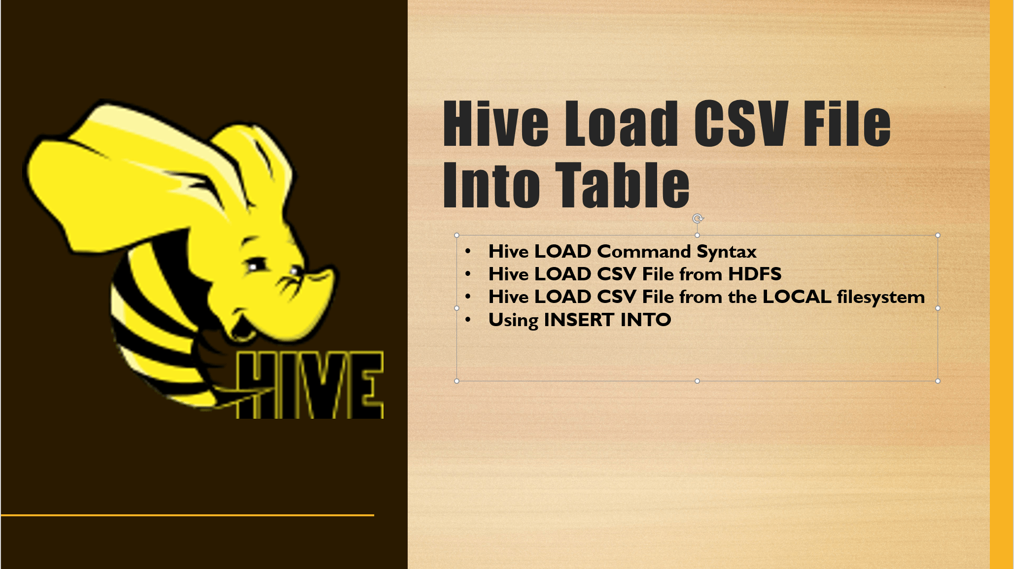 Hive Load CSV File into Table - Spark By {Examples}