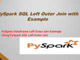 Pyspark Sql Left Outer Join With Example Spark By Examples