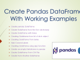 Create Pandas Dataframe With Examples Spark By Examples