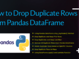 Pandas Drop Duplicate Rows In Dataframe Spark By Examples