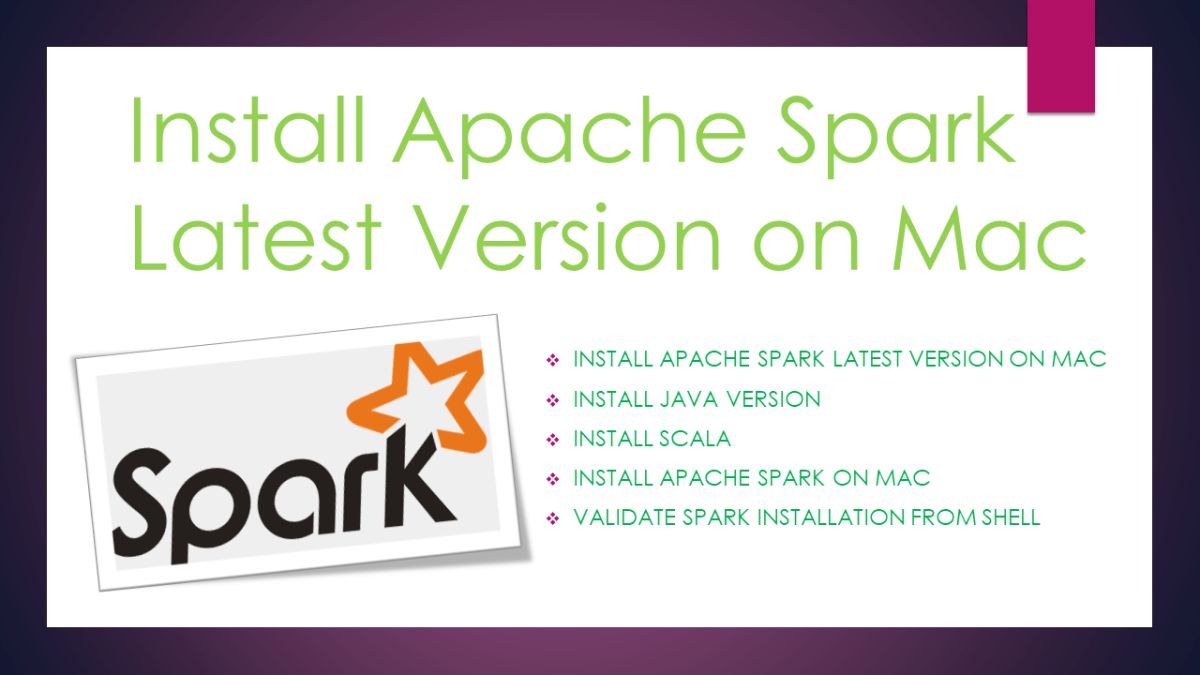 Install Apache Spark Latest Version on Mac OS - Spark By {Examples}
