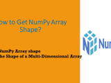 How To Get Numpy Array Shape Spark By Examples