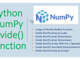 Python Numpy Divide Function Spark By Examples