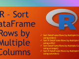 R Sort Dataframe Rows By Multiple Columns Spark By Examples
