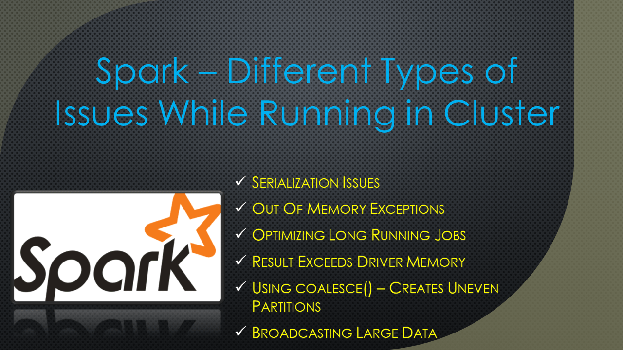 Spark - Different Types of Issues While Running in Cluster? - Spark By ...