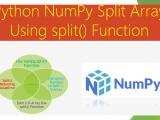 How To Split Numpy Array Using Split Spark By Examples