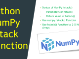 Python Numpy Hstack Function Spark By Examples
