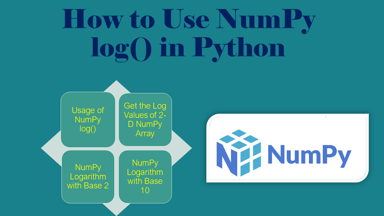 How To Use Numpy Log In Python Spark By Examples