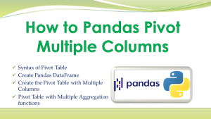 How to Create Pandas Pivot Multiple Columns - Spark by {Examples}