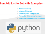 Python Set Union Function Spark By Examples