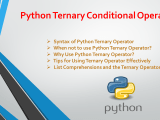 Python Ternary Conditional Operator Spark By Examples