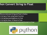 Python Convert String To Float Spark By Examples