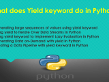 What Does Yield Keyword Do In Python Spark By Examples